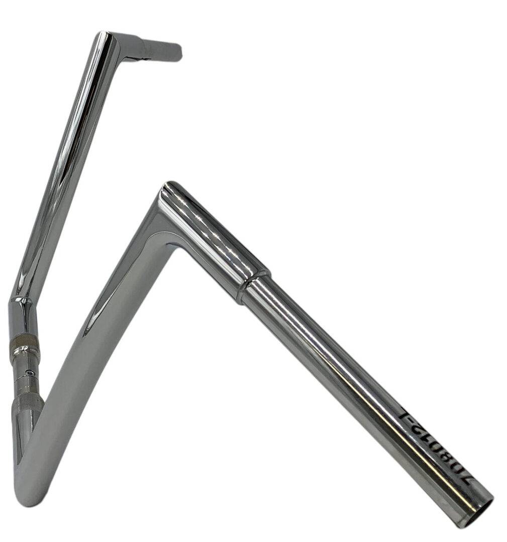 1¼" Flat Top Handlebar- 12" Chrome | Fat Baggers